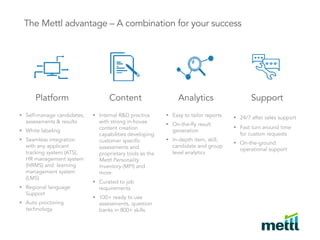 Online assesments with Mettl Recruitment Solutions | PDF