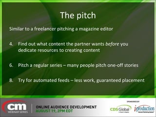 Online Audience Development | PPT