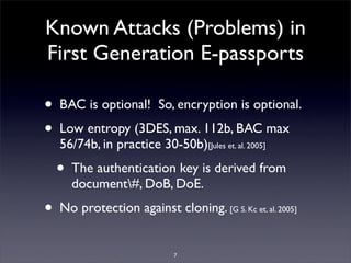 An Online secure ePassport Protocol | PPT