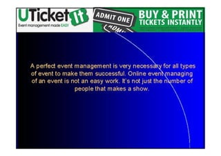 Online event-management-ppt | PDF | Air Travel | Travel Type