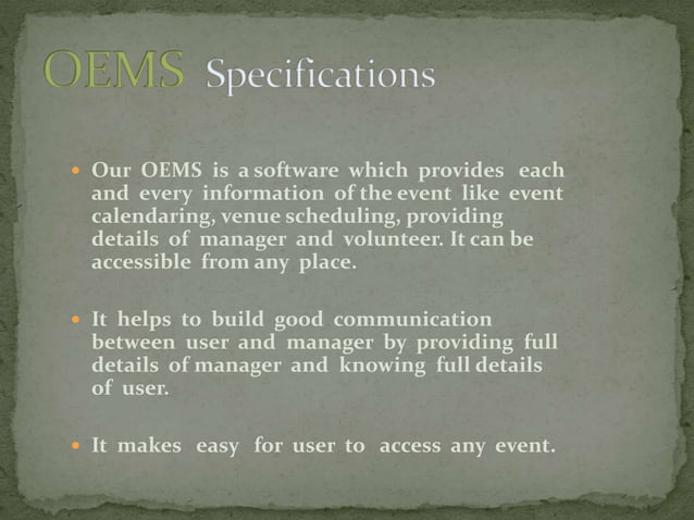 Online event management system | PPTX