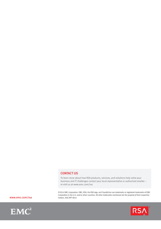 RSA Online Fraud Report - August 2014 | PDF