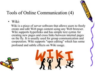 Online Free Communication Tools | PPT