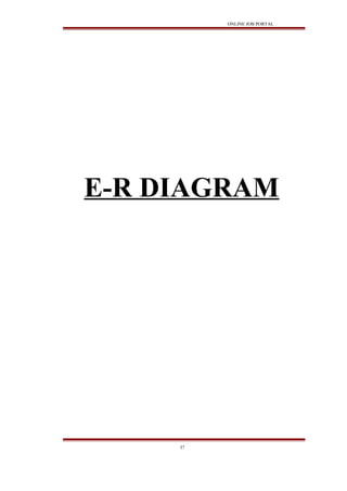 Online job portal java project report | DOC