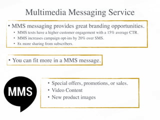 Digital Marketing & Importance of SMS, MMS, App Design & Development | PPT