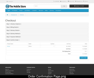 Online mobile-store-project-in-php | PDF