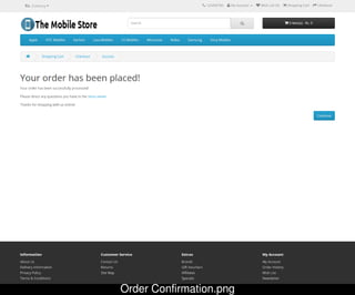 Online mobile-store-project-in-php | PDF