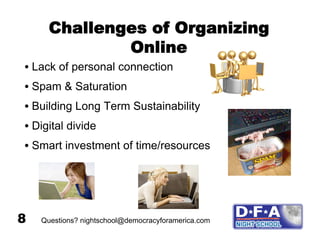Online Organizing | PDF