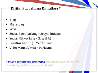 Dijital Pazarlama | PPT