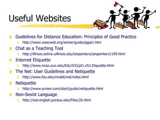 Online Pedagogy | PPT