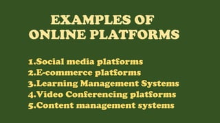 online-platform EMTECH EMPOWERMENT TECHNOLOGIES | PPTX