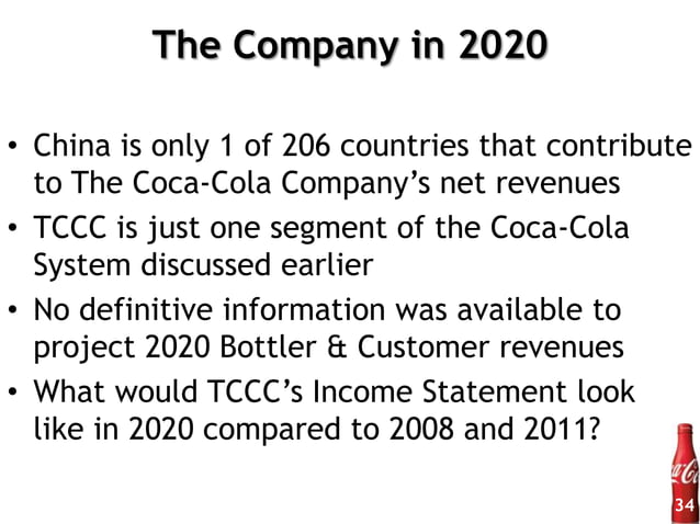 The Coca-Cola Company - Financial Analysis and Projections
