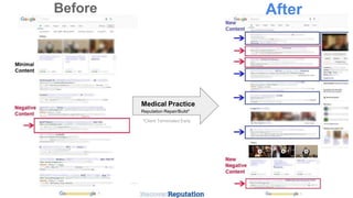 Online Reputation Management Case Studies: Before and After Screenshots ...