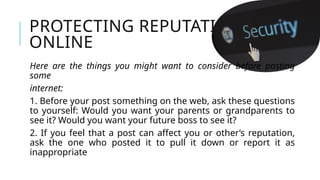 Online-Safety-Security-Ethics-and-Etiquette.pptx | Family and Relationships