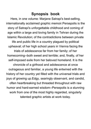 ONLINE SHOOP The Complete Persepolis (Persepolis, #1-4) BY Marjane ...