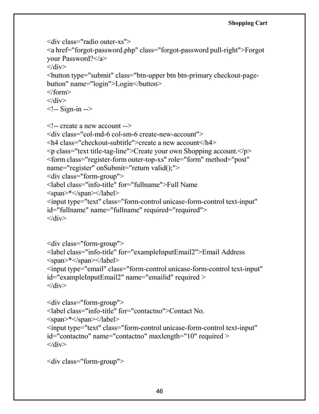 online-shopping-portal-project-report (1).docx | Web Development | Internet