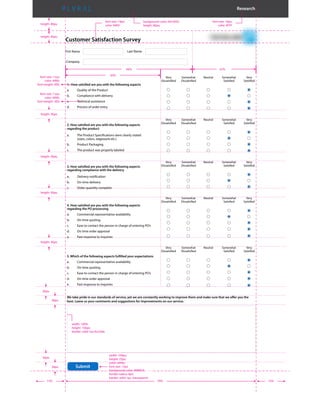 UX/UI Online Form Survey Experience Model | PDF