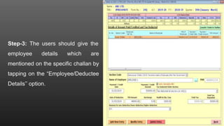 Easy Guide of TDS Return Filing by Gen TDS Software | PDF
