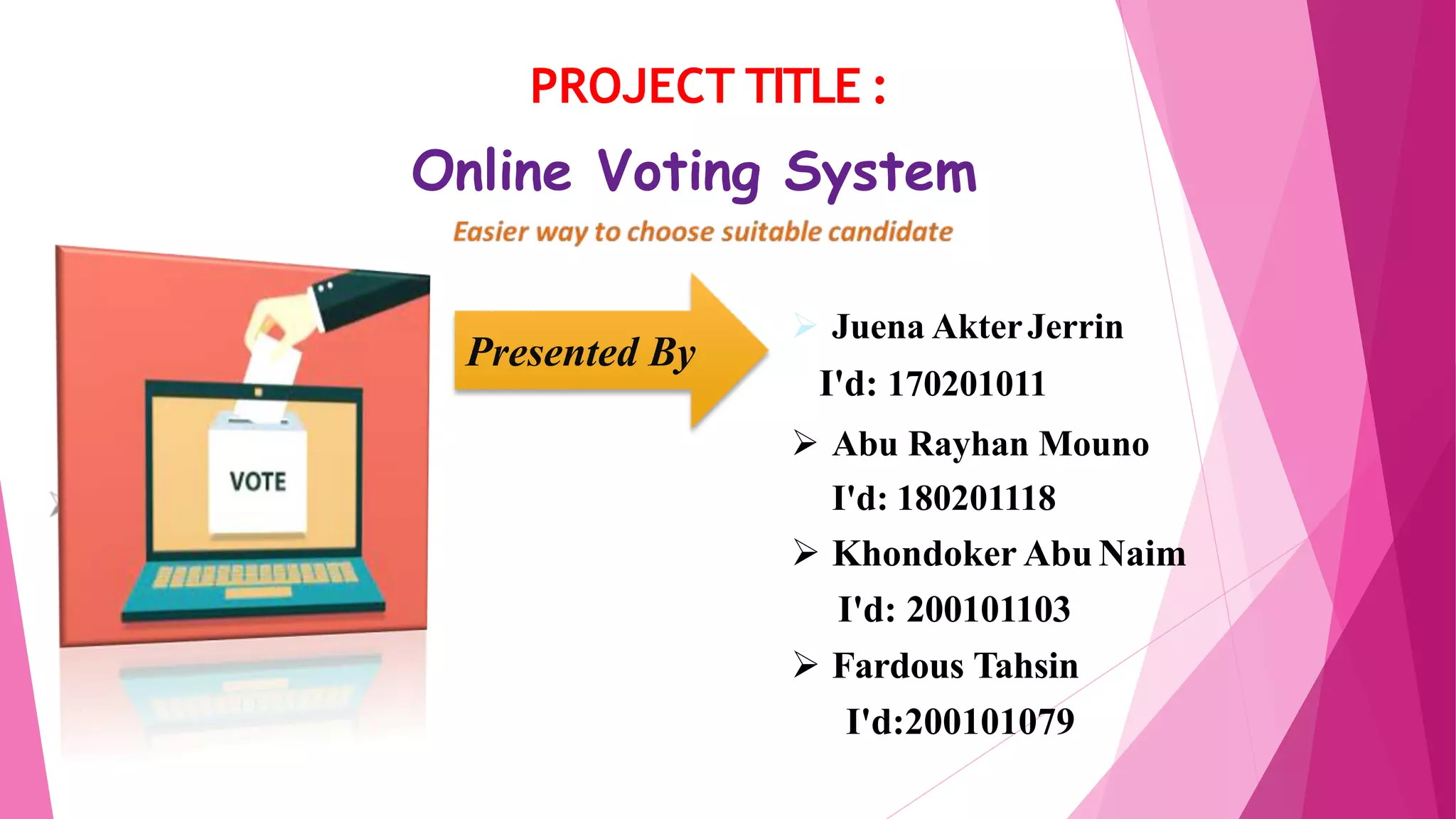 Online Voting System Project Proposal ( Presentation Slide).pptx