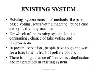 Online-Voting-System by rahul org.pptxxxx | PPTX