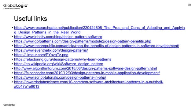 Online TechTalk "Patterns in Embedded SW Design" | PPT