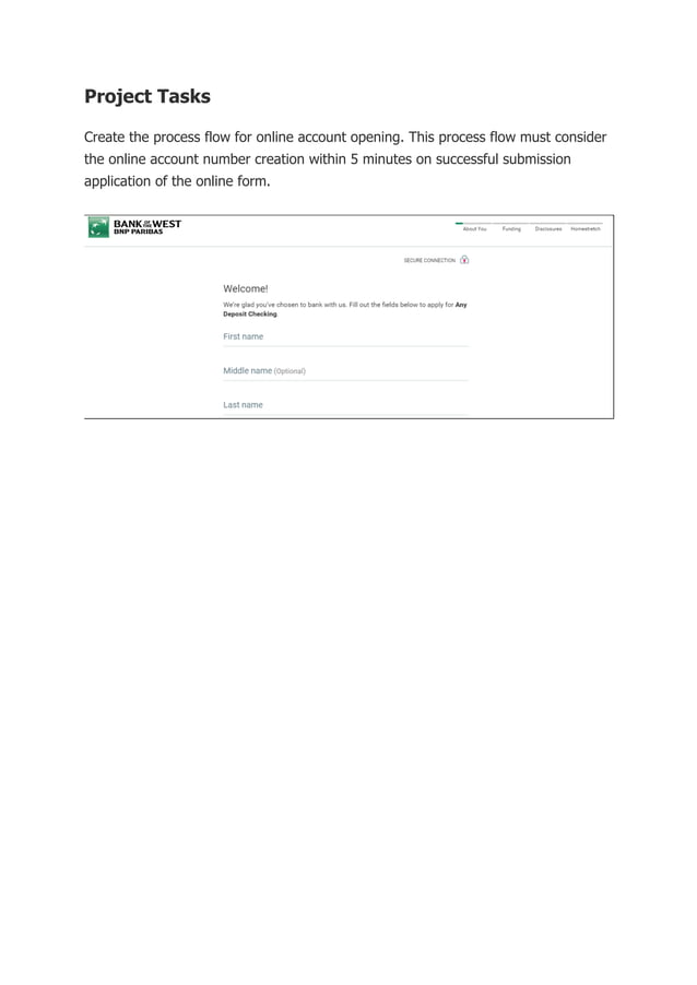 Online Account Opening Process Flow(ECBA) | PDF