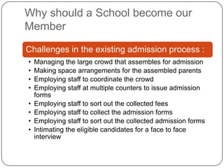 Online admission system overview 1.0 (1) | PPTX