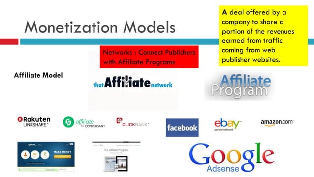 Online Advertising - Monetization Models Explained - Jayant Nandan | PPT