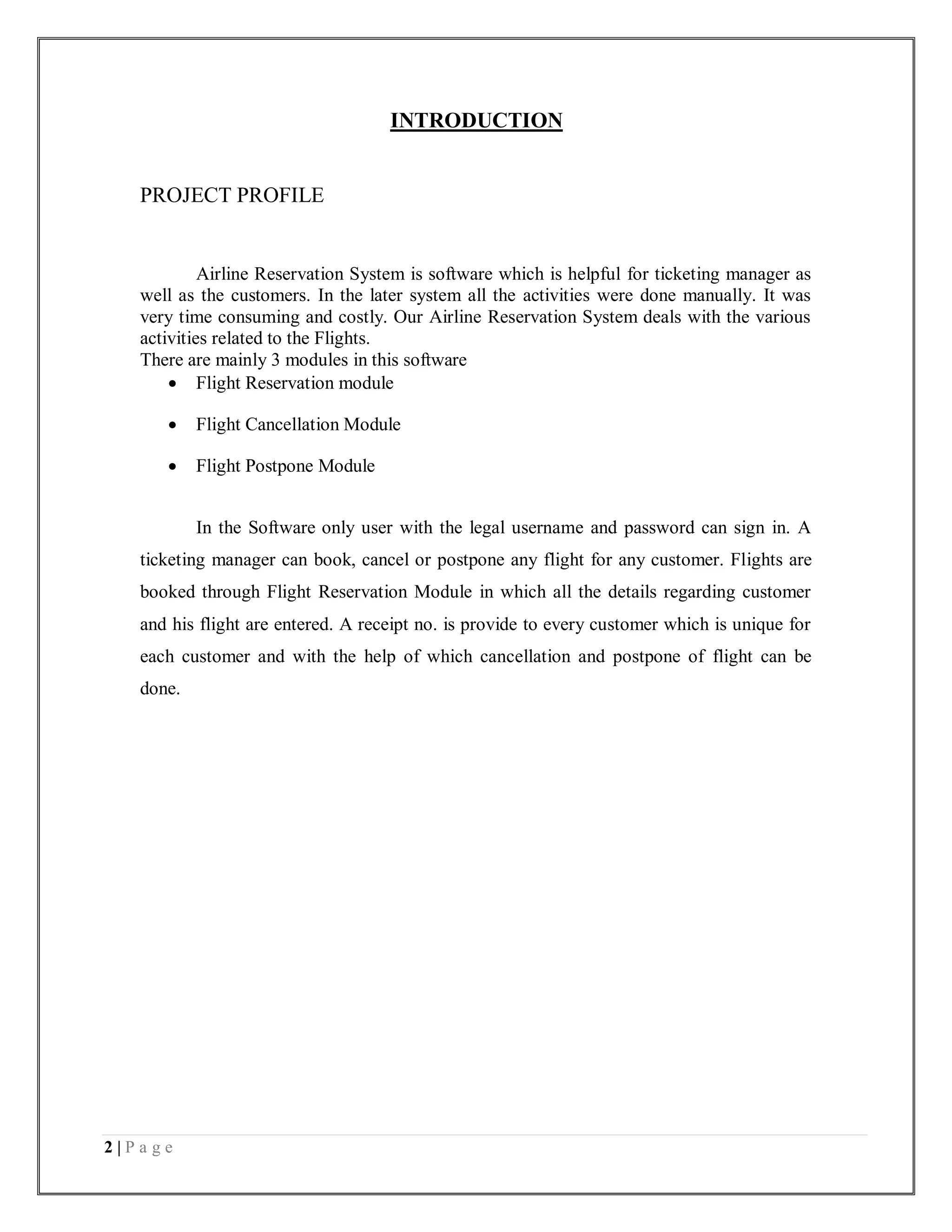 Online airline reservation system project report.pdf