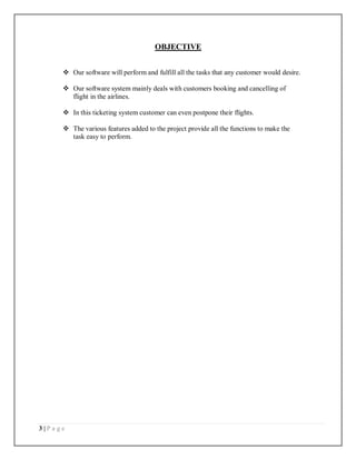 Online airline reservation system project report.pdf
