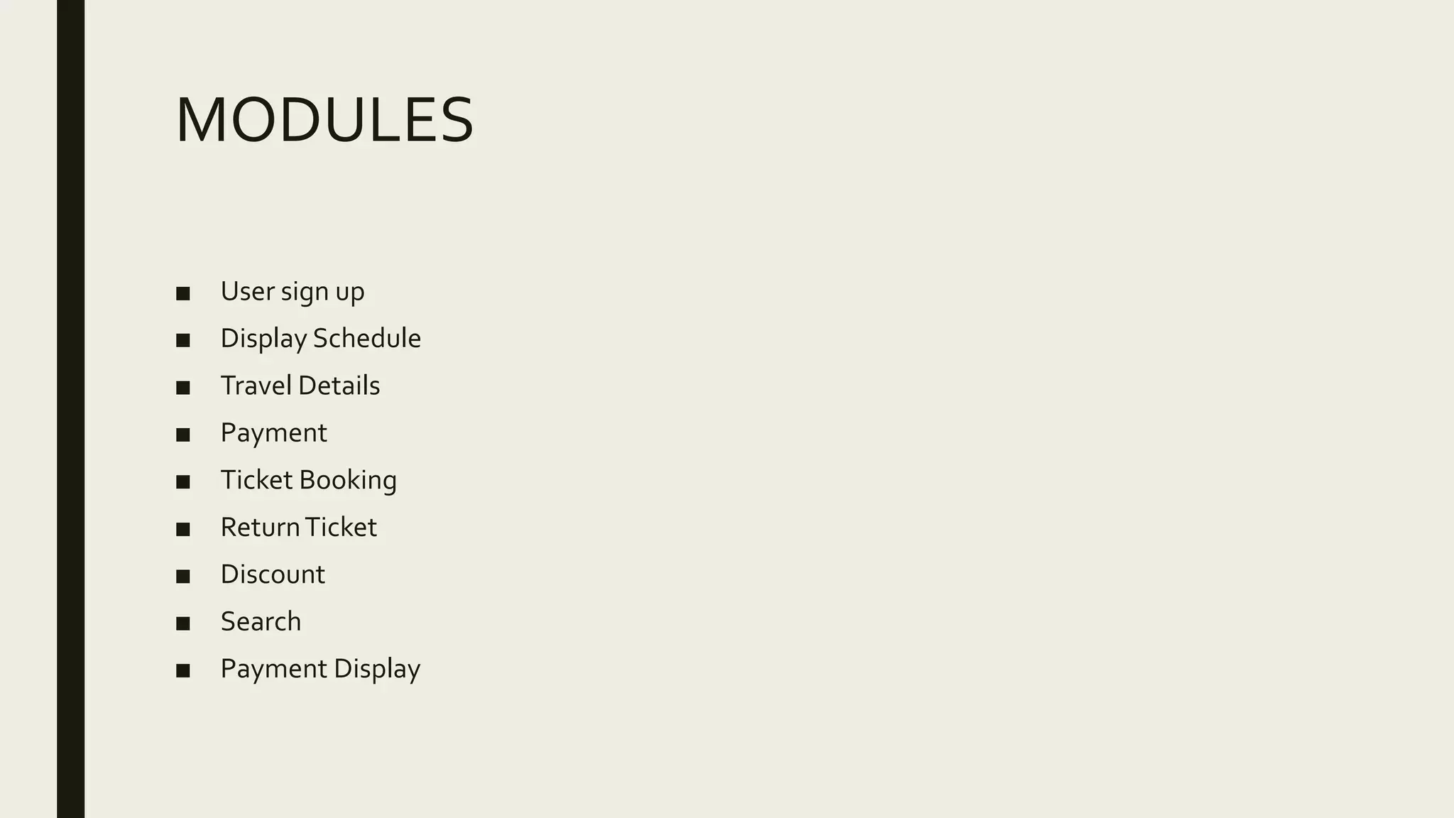 Presentation On Online Airline Ticket Booking Project Planning | PPTX