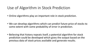 Online algorithms and their applications | PPTX