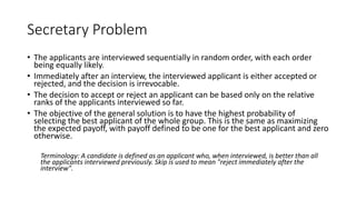 Online algorithms and their applications | PPTX