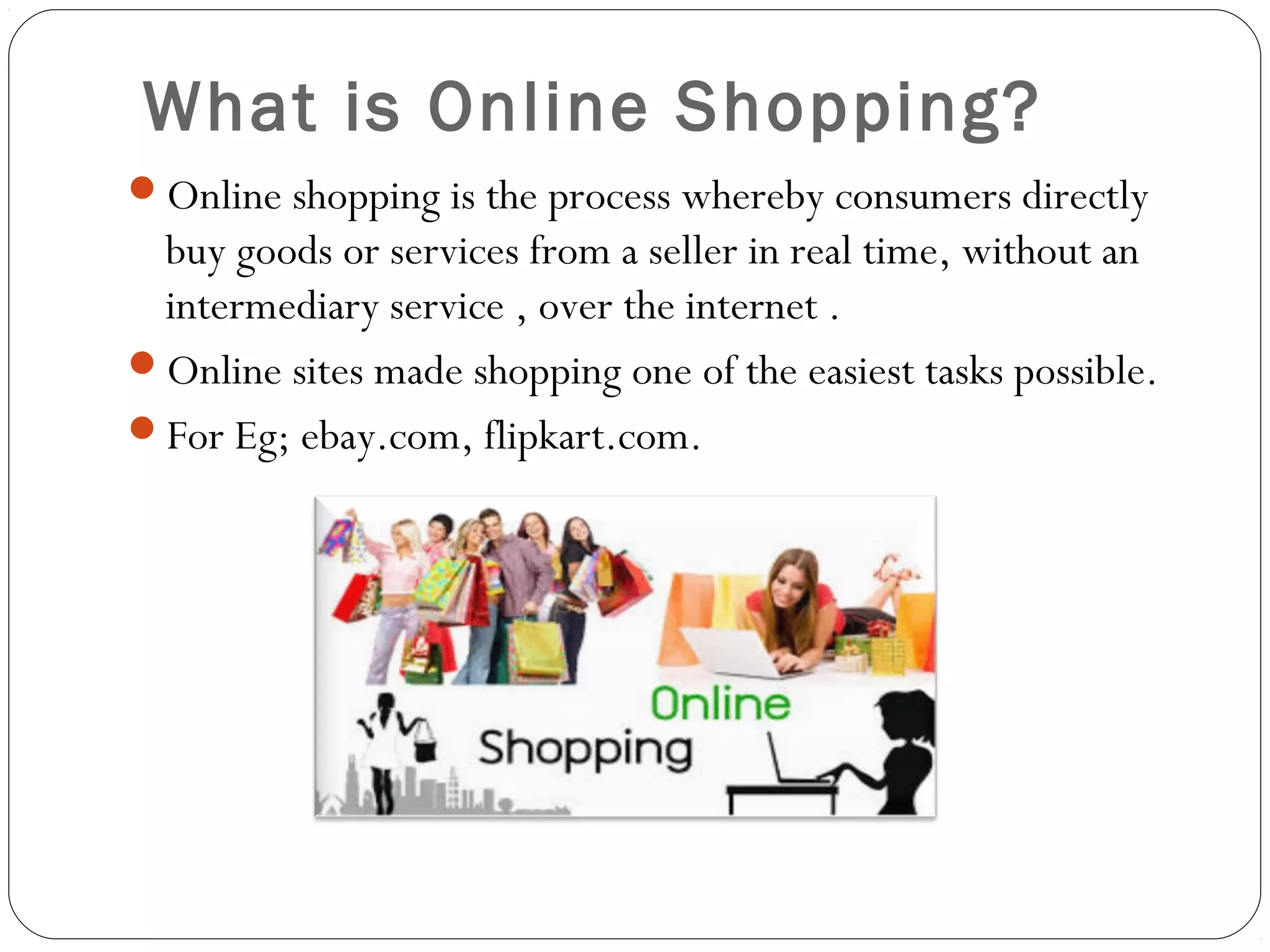 Online and offline shopping | PPT