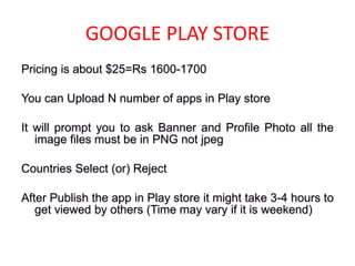 Android os versions and architecture | PPTX