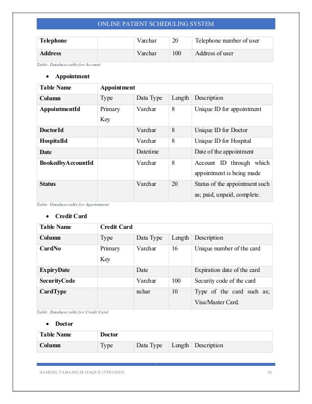 Online Appointment System