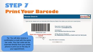 Online Appointment Scheduling: Glendale Permit Services Center | PPT