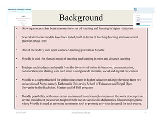 Online Assessment through Moodle Platform in Higher Education | PDF