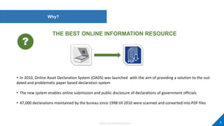 Online Asset Declaration System - Giorgi Gvasalia | PPTX | Computing ...