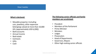 Online Asset Declaration System - Giorgi Gvasalia | PPTX | Computing ...