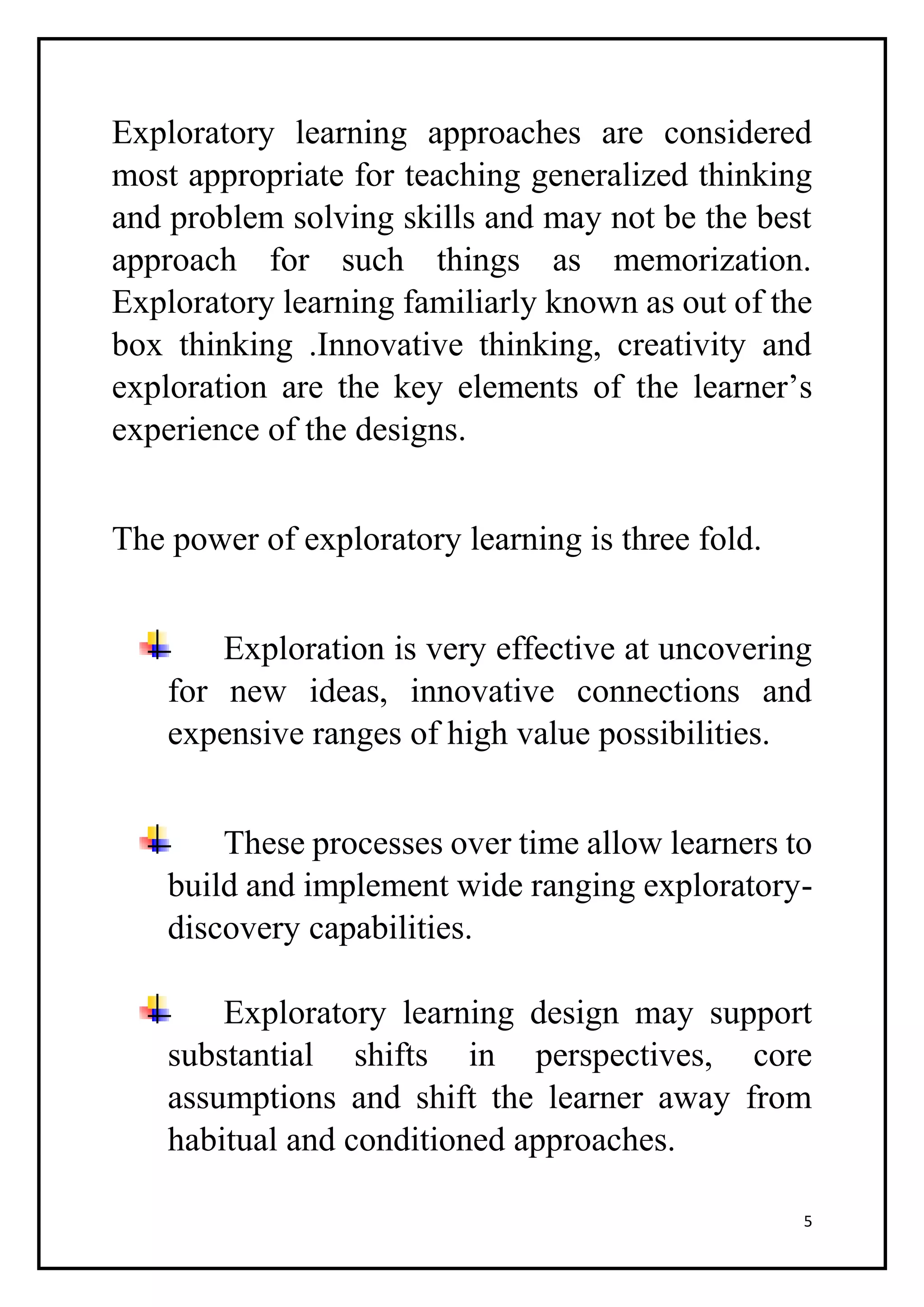 exploratory learning | PDF