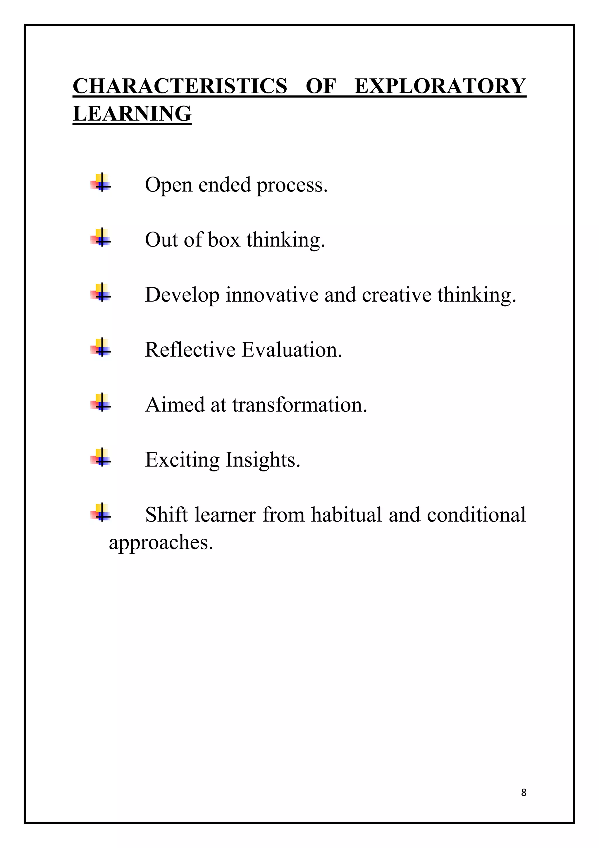 exploratory learning | PDF