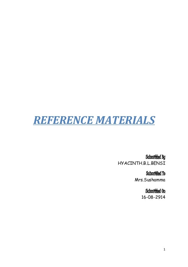 Online Assignment Reference Material Online Assignment Reference Material