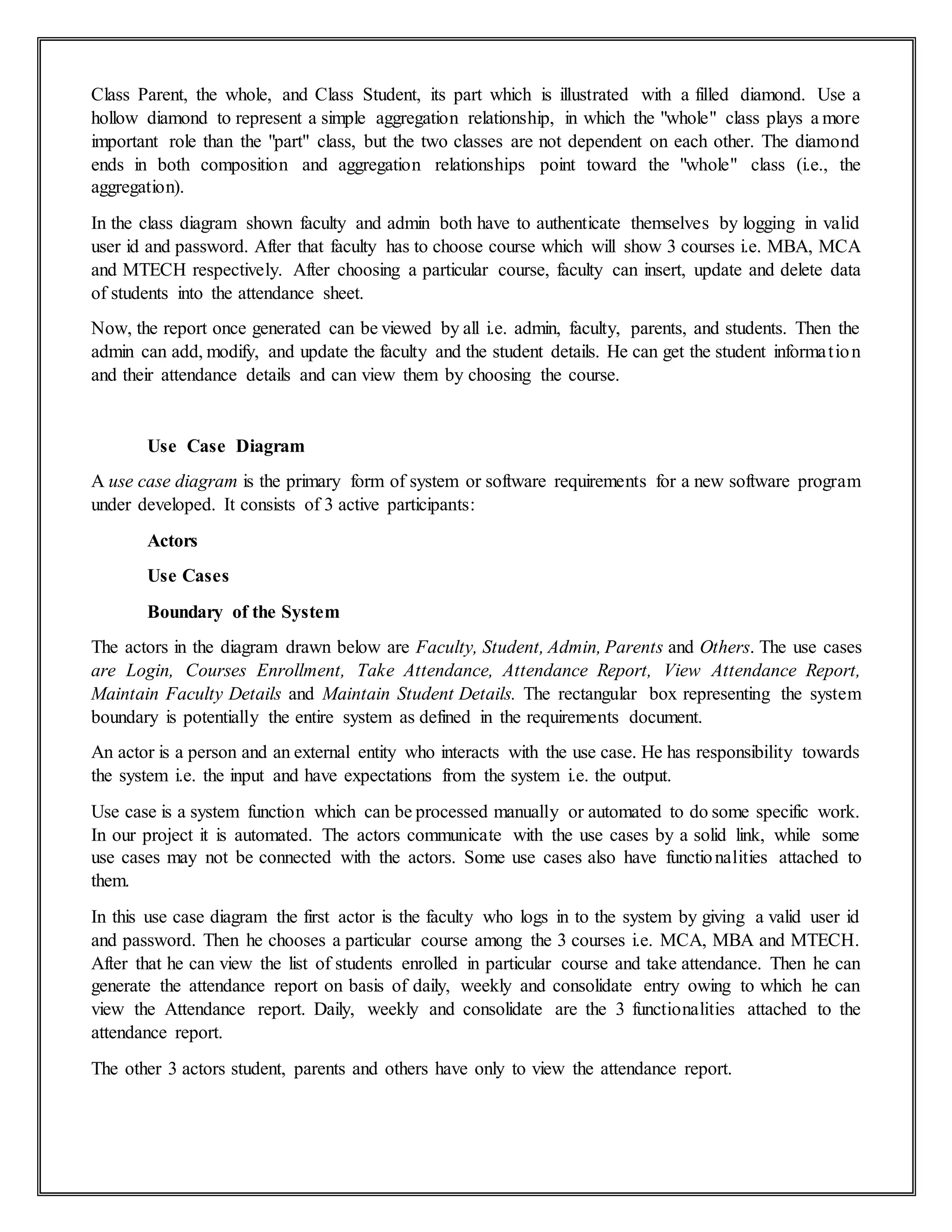 Online attendance management system | DOCX