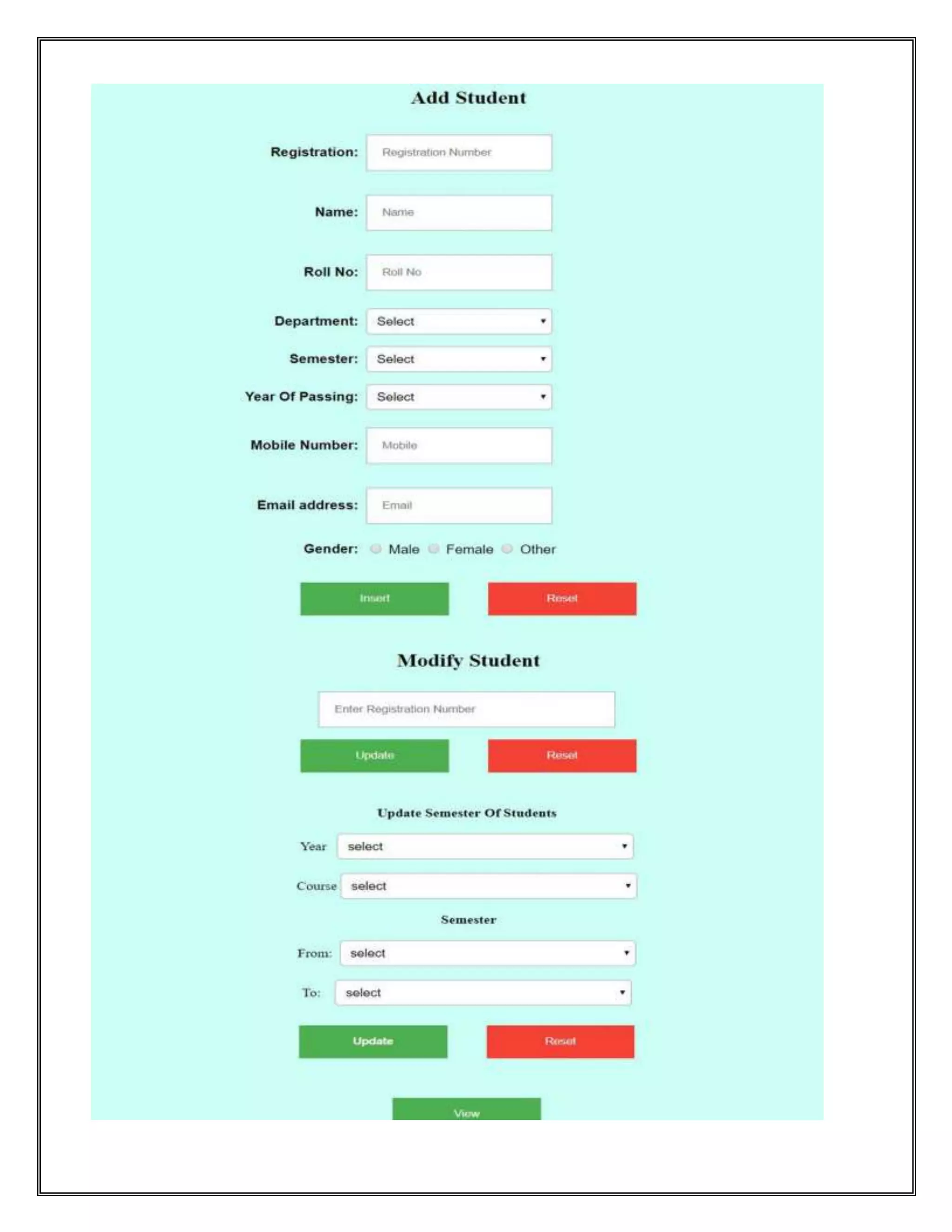 Online attendance management system | DOCX