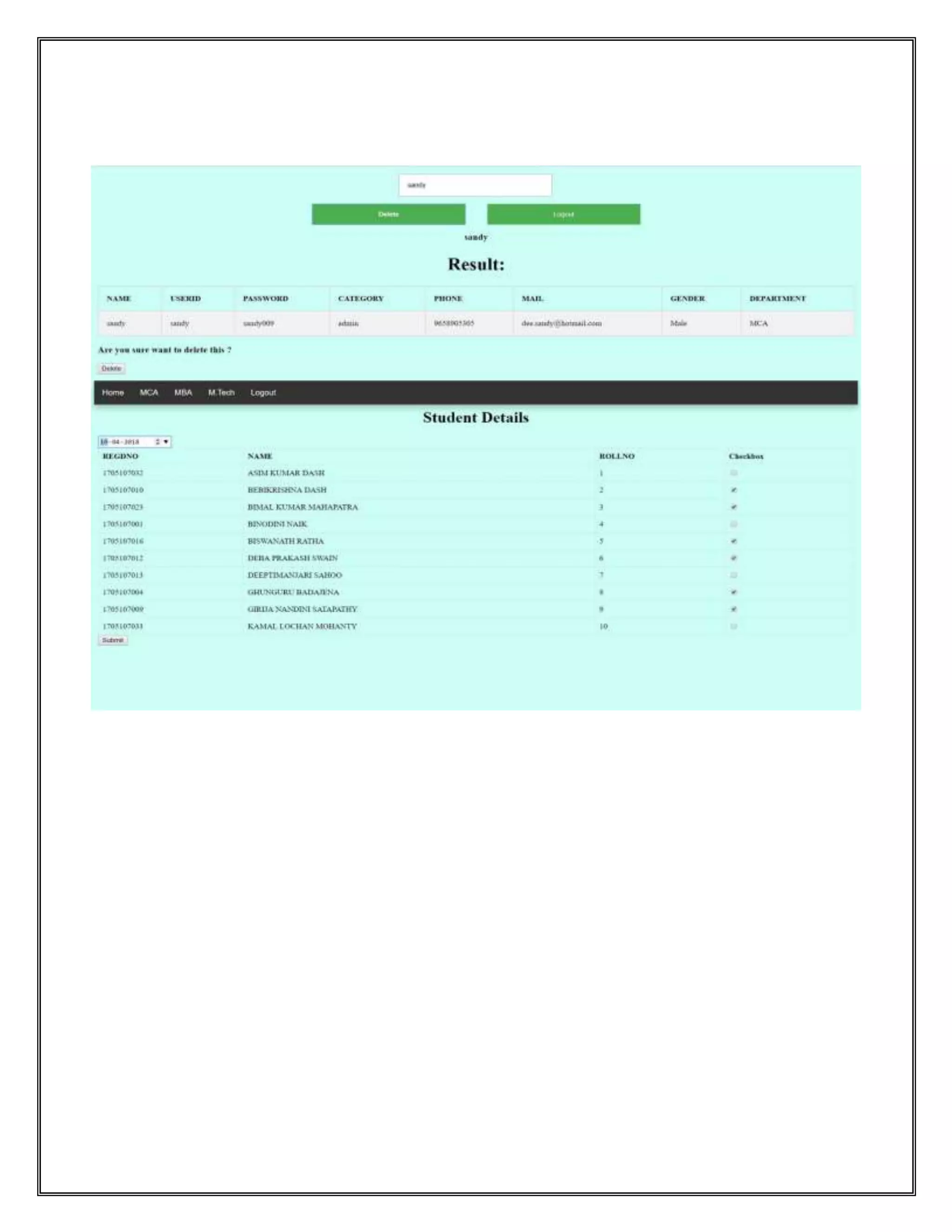 Online attendance management system | DOCX