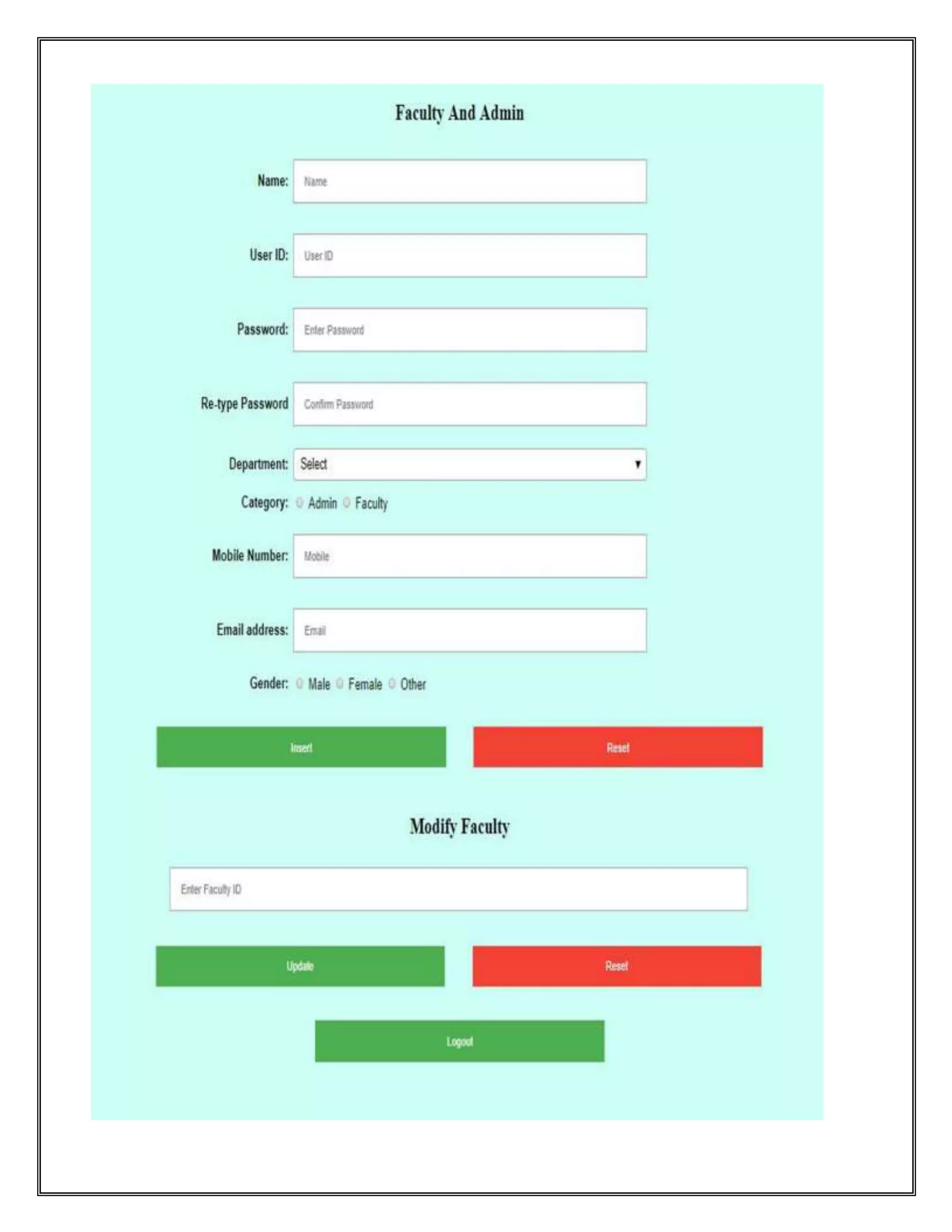 Online attendance management system | DOCX