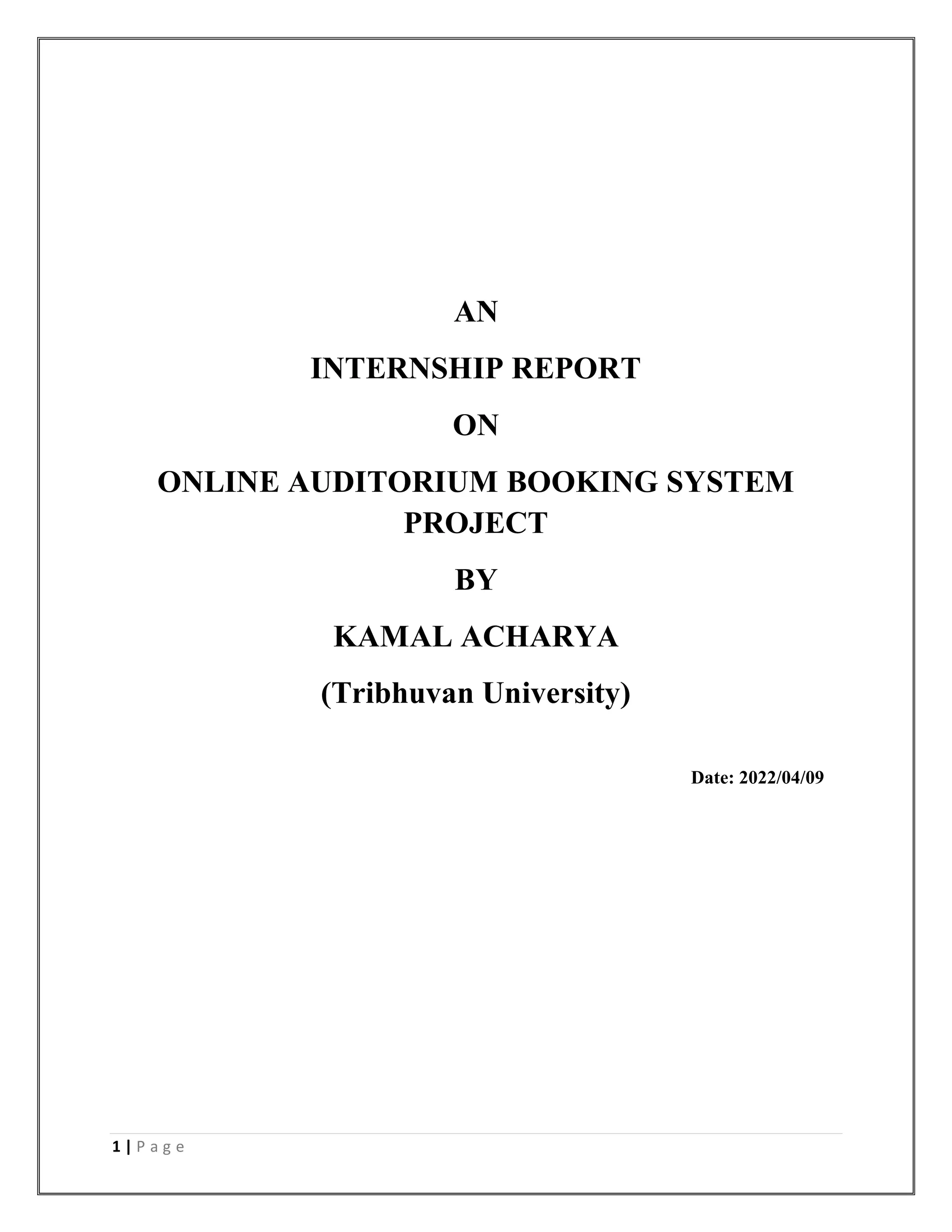 Online auditorium booking system project report.pdf