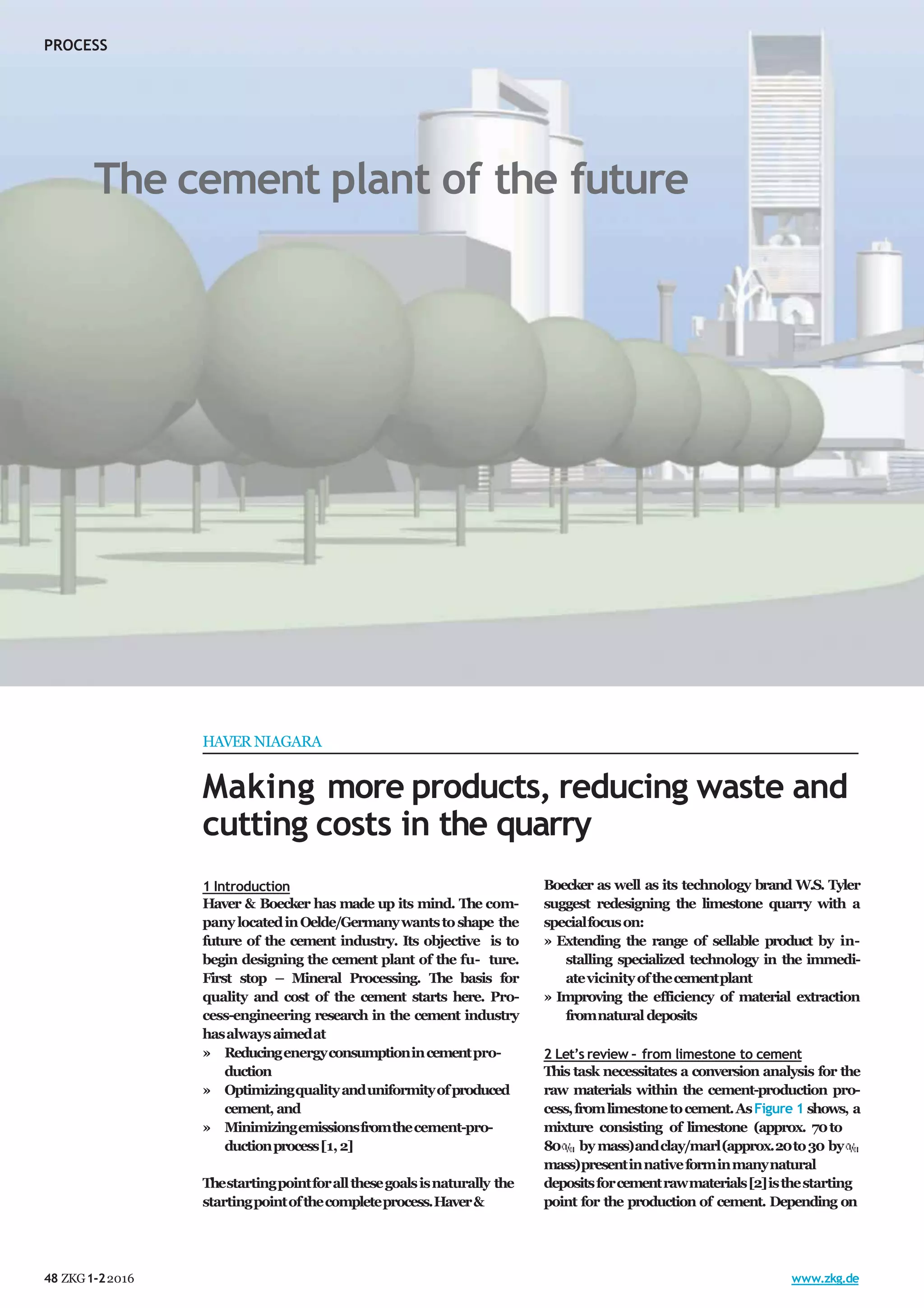 The cement plant of the future | PPTX