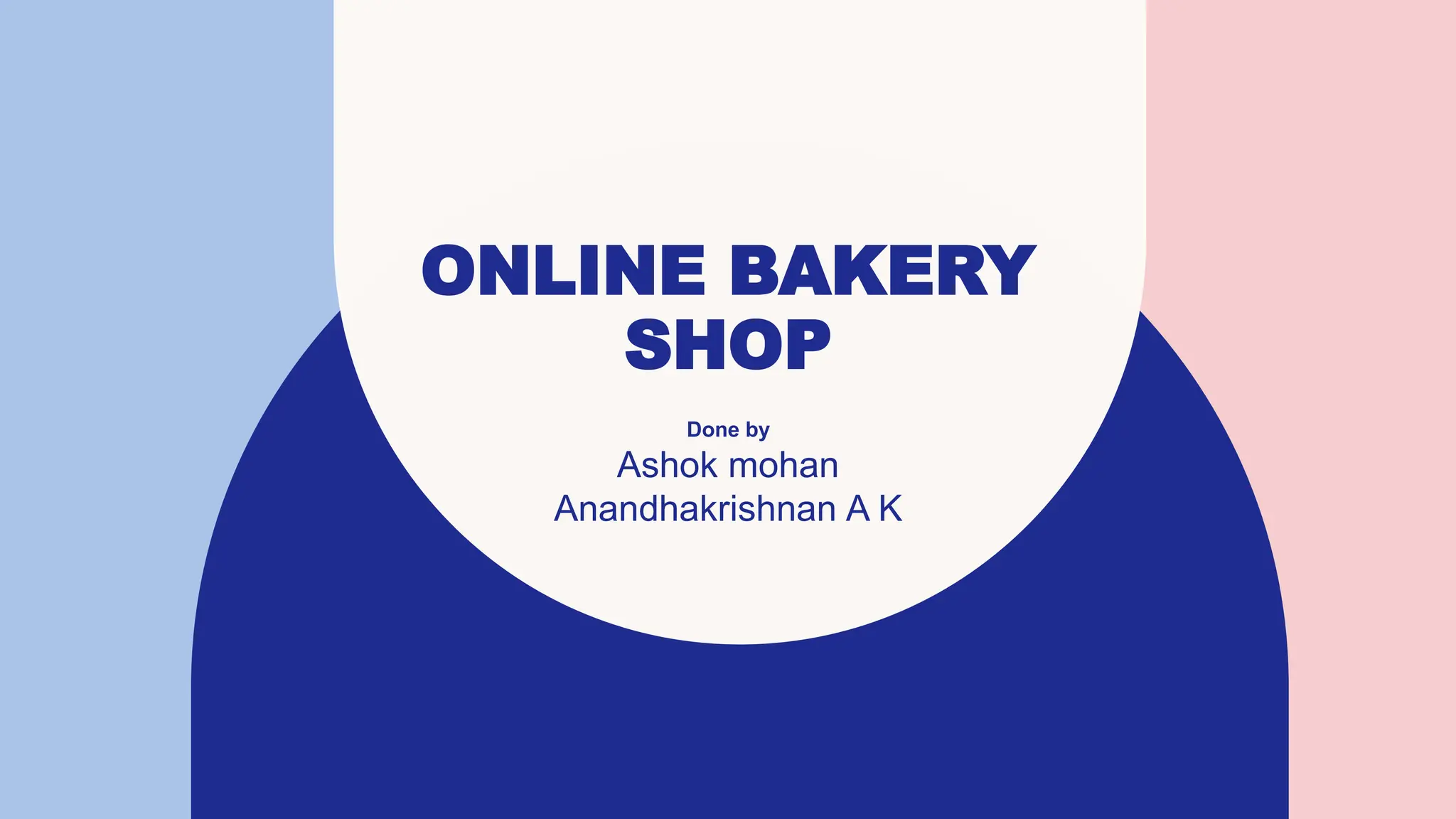 Online bakery shop project (mini project) .pptx | Grocery Shopping | Shopping